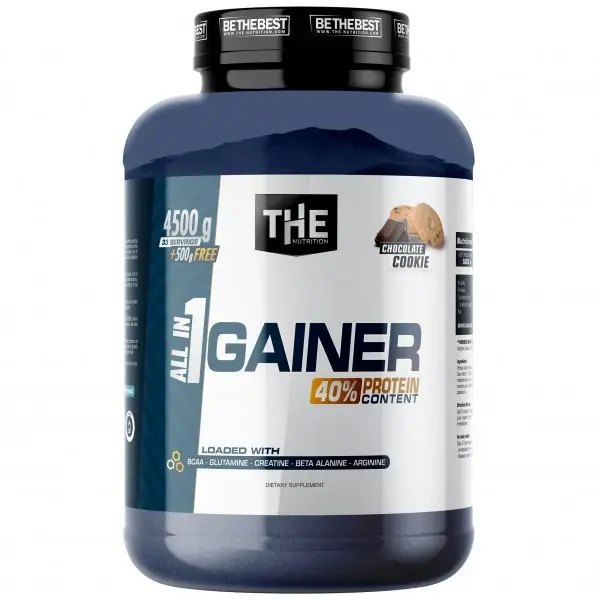 All in one gainer 4.5kg+500g GRATIS - THE Nutrition