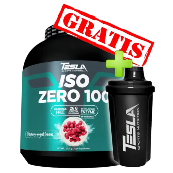 Iso zero100 2kg + gratis ŠEJKER - Tesla nutrition
