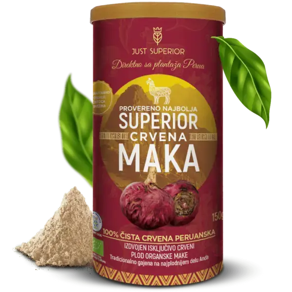 Organska Crvena Maka u prahu 150g - Just Superior