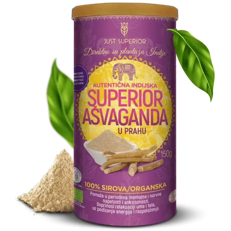 Superior Ašvaganda u prahu 150g - Just Superior