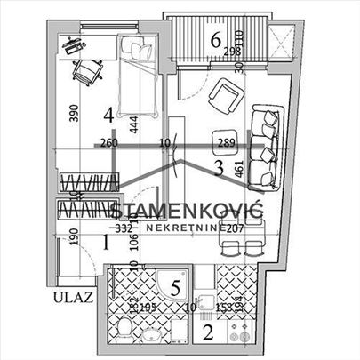 Prodaje se odlican jednoiposoban stan u novogradnj