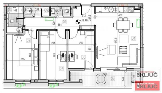 Sremska Kamenica, 91m2, Četvorosoban sa pdv, Izgra