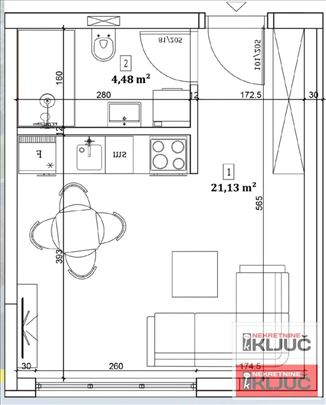 VeterniČka Rampa, 26m2, Garsonjera, Izgradnja