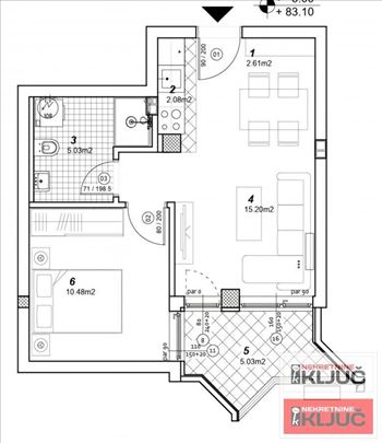 Telep, 39m2, Jednoiposoban sa pdv, Brzo useljiv
