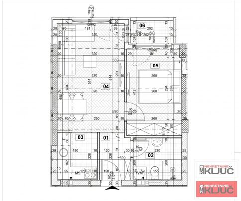 Detelinara, 40m2, Jednoiposoban sa pdv