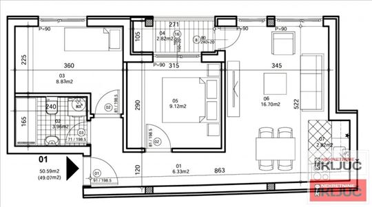 Kod Somborskog Bulevara, 51m2, Dvoiposoban sa pdv,