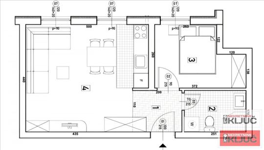 Somborski Bulevar, 36m2, Jednoiposoban sa pdv, Izg