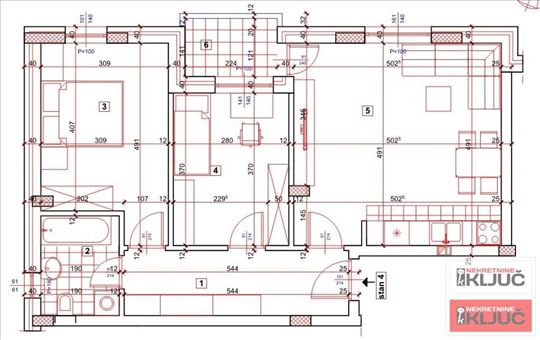Telep, 63m2, Trosoban sa pdv, Kredit