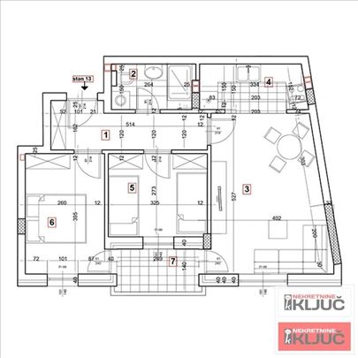 Podbara, 57m2, Trosoban sa pdv, Izgradnja