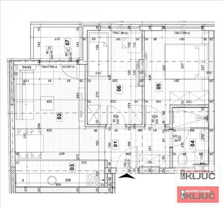 Kod Limana 4, 53m2, Dvoiposoban sa pdv, Izgradnja