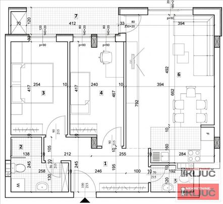 Telep, 68m2, Trosoban, Nov sa pdv