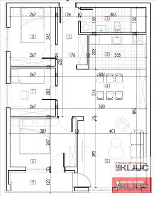 Petrovaradin, 74 m2, Troiposoban sa pdv