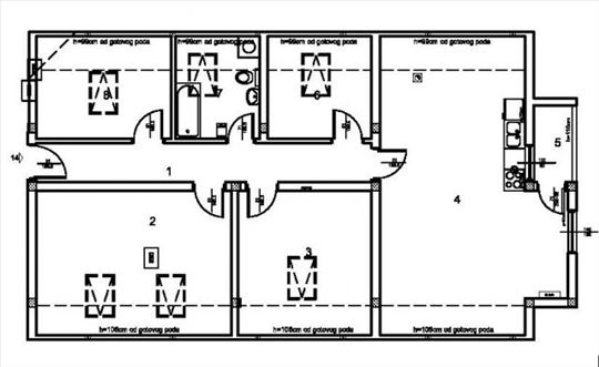 Klisa, 88 m2, Četvorosoban, Novogradnja