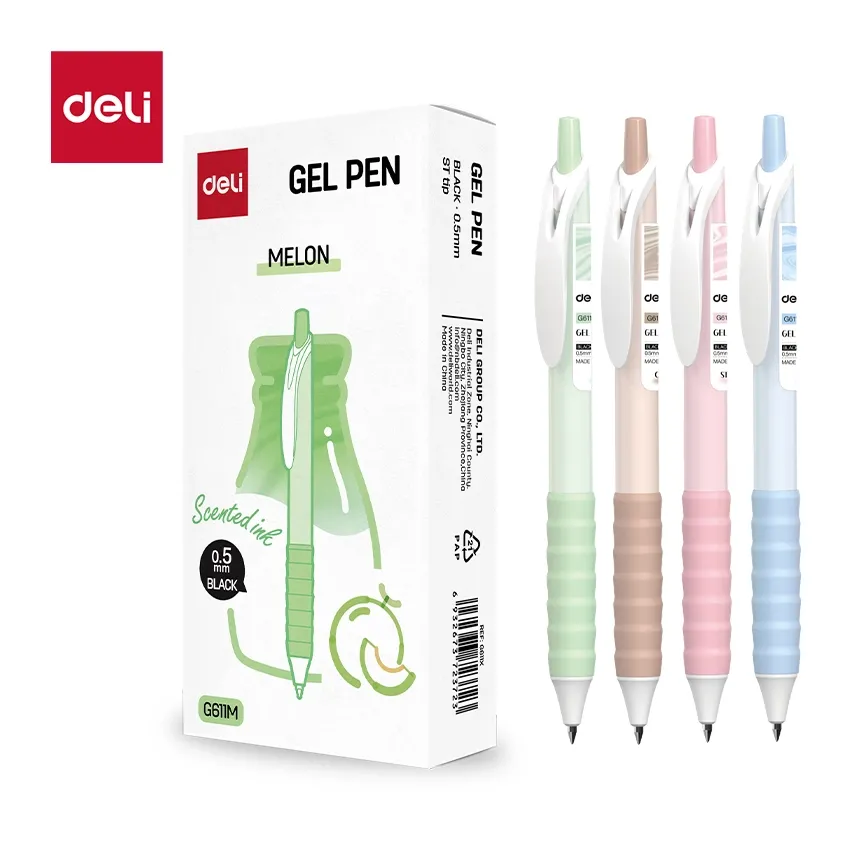 GEL ROLER DELI MIRISNI DINJA CRNI ISPIS EG611M