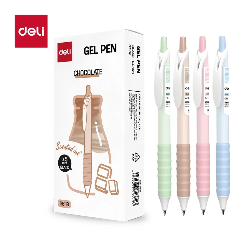 GEL ROLER DELI MIRISNI ČOKOLADA CRNI ISPIS EG611S
