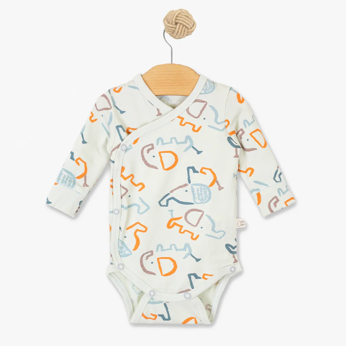 JUST KIDDIN BABY BODI PREKLOP"JUNGLE FAMILY", 56-68