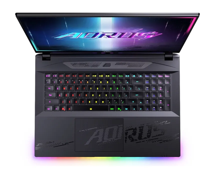 GIGABYTE AORUS MASTER 18 BYH 18 inch QHD+ 240Hz 1200nits Core Ultra 9 275HX 64GB 2TB SSD GeForce RTX 5080 16GB RGB Backlit Win11Pro gaming laptop