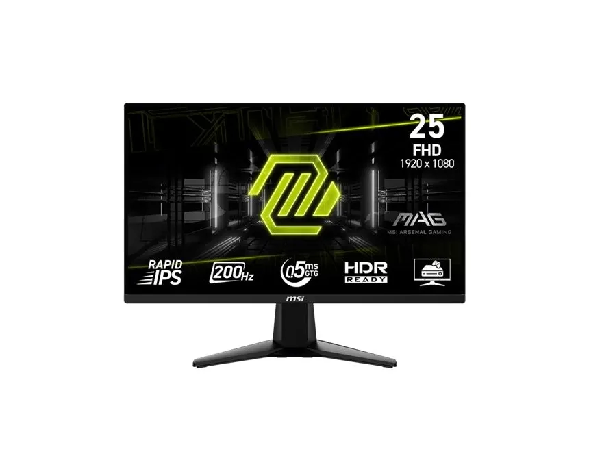Monitor 25 MSI MAG 255F E20 IPS FHD 0,5m 200Hz 2xHDMI, DP