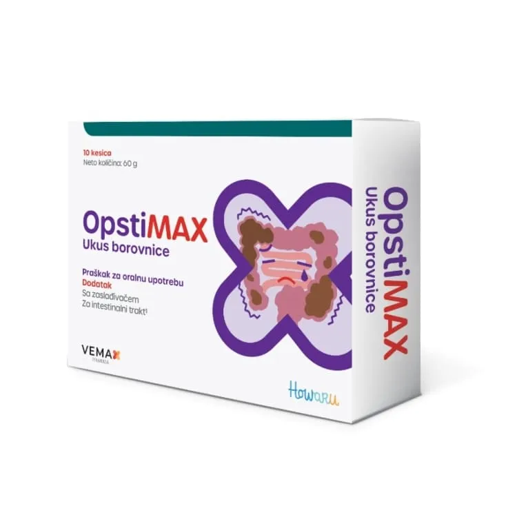 OpstiMAX sa ukusom borovnice 10 kesica