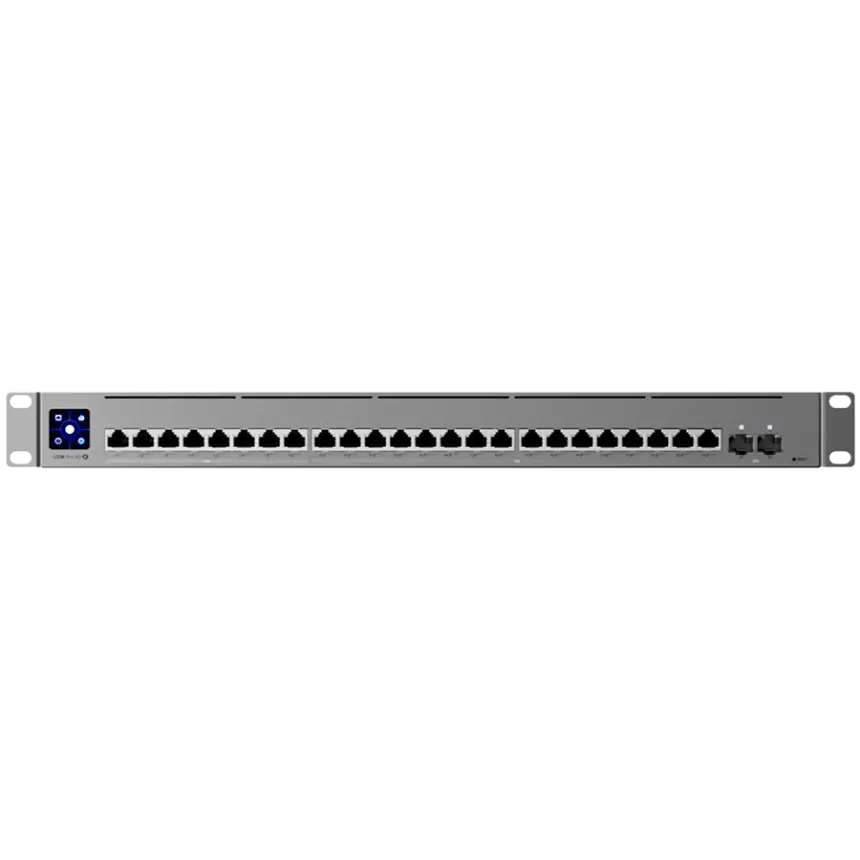 Ubiquiti Layer 3 Etherlighting USW-Pro-XG-24-PoE-EU (16) 10 GbE, (8) 2.5 GbE, and (2) 25G SFP28 ports