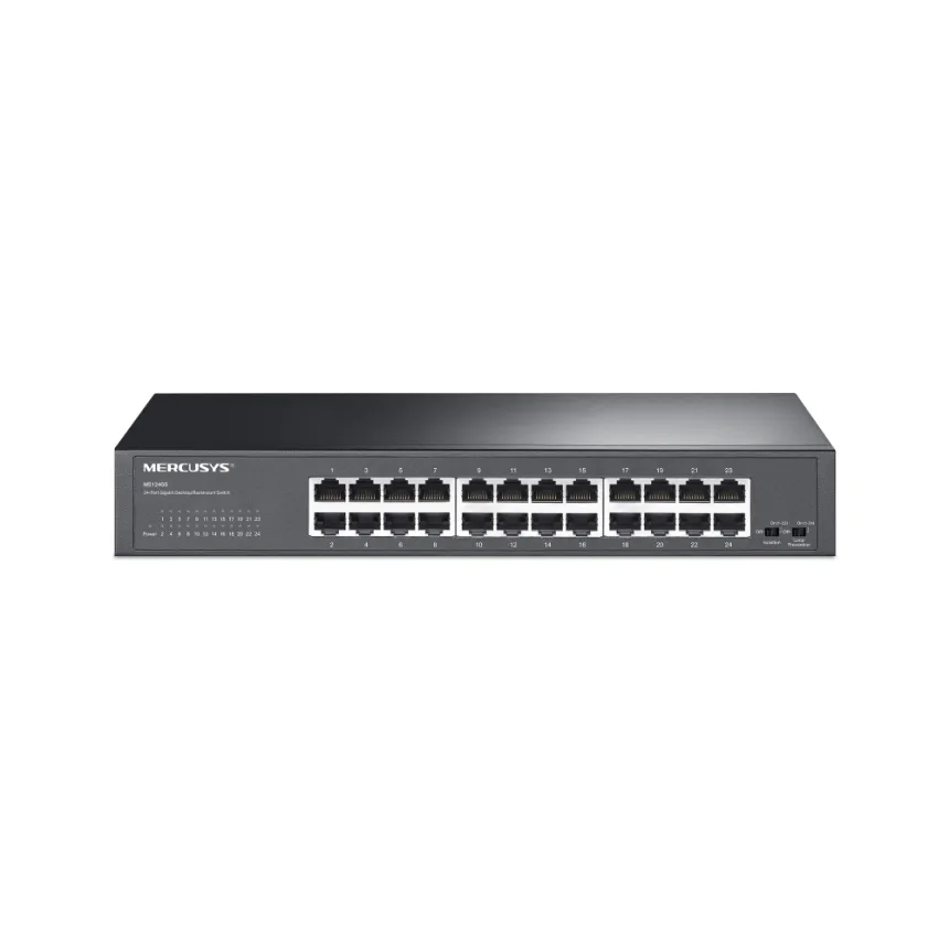 LAN Switch Mercusys MS124GS v1.0, 24port 10/100/1000Mbps Desktop Rackmount (74320)