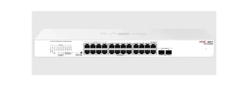 H3C Aolynk US110-24G2MF Ethernet Switch, 24 x 1G, AC