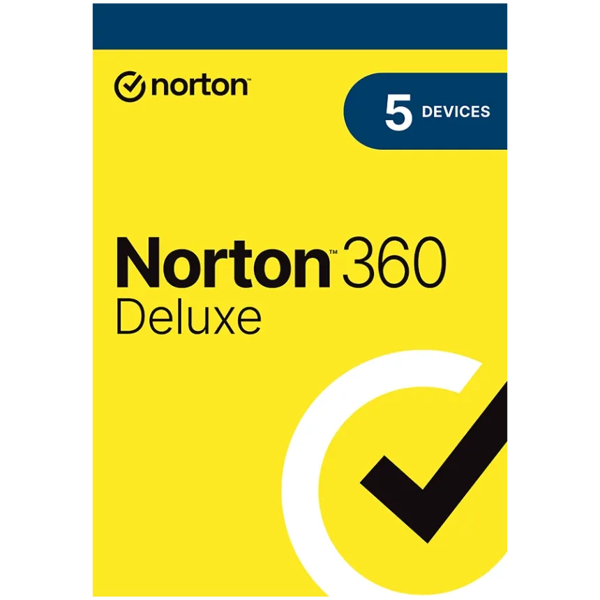Norton 360 Deluxe 5 Devices, 1 year, ESD