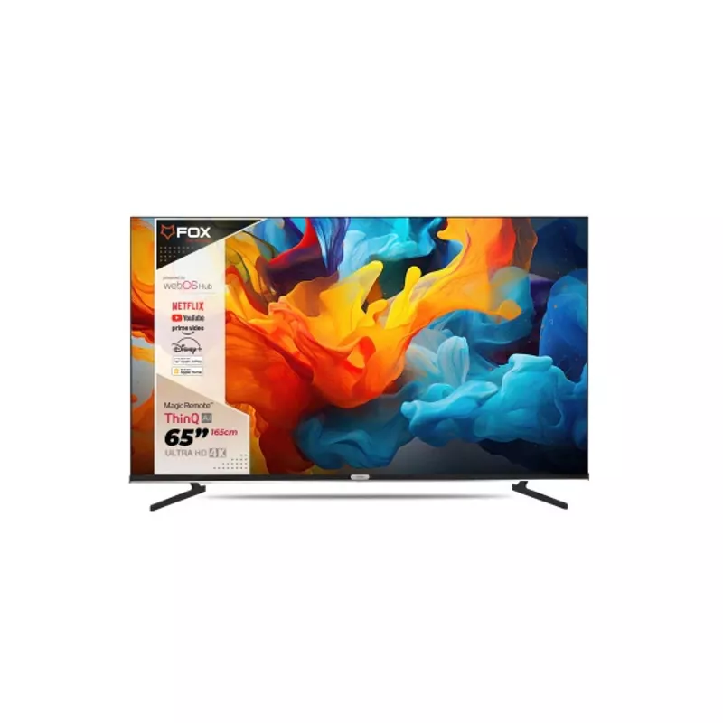 SMART LED TV 65 FOX 65WOS626D 3840×2160/4K/UHD/ATV/DTV-C/T/T2/S/S2 webOS