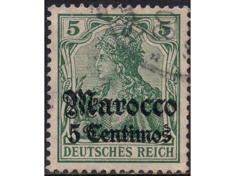 Deutsches Reich 1905. ::MAROKKO::