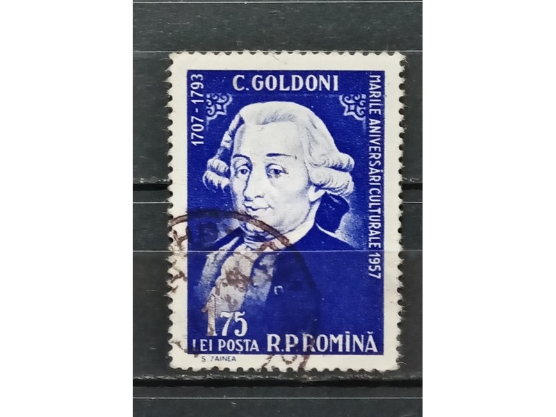 RUMUNIJA 1958 - MUZIČAR GOLDONI