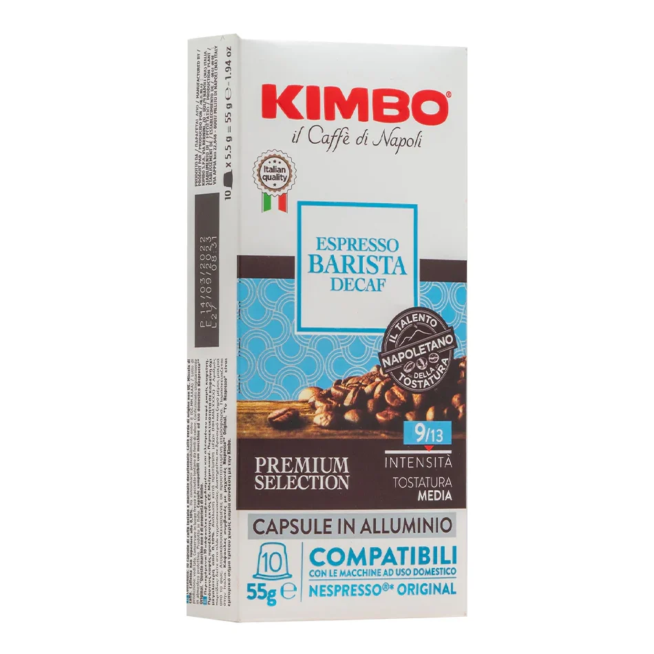 Kimbo Decaf ALU 10/1 – Nespresso Kompatibilne Kapsule