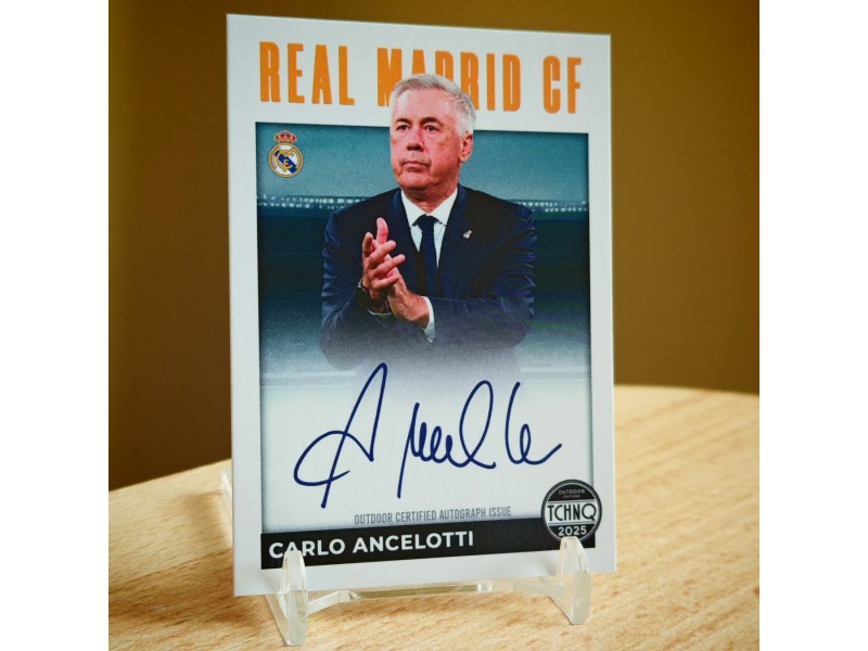 Carlo ANCELOTTI Auto kartica - Technique 2025