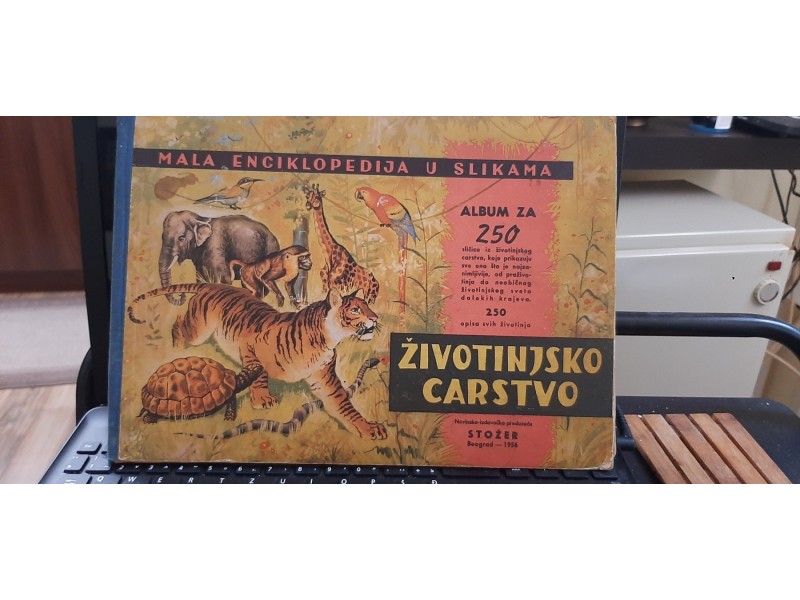 "Životinjsko carstvo" album sa sličicama iz 1956.godine