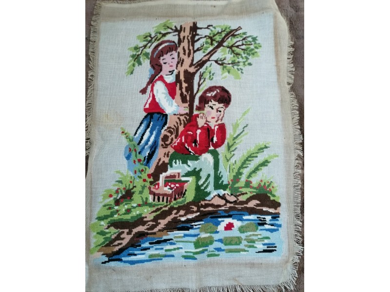 Vilerov goblen- DEČAK I DEVOJČICA NA IZVORU