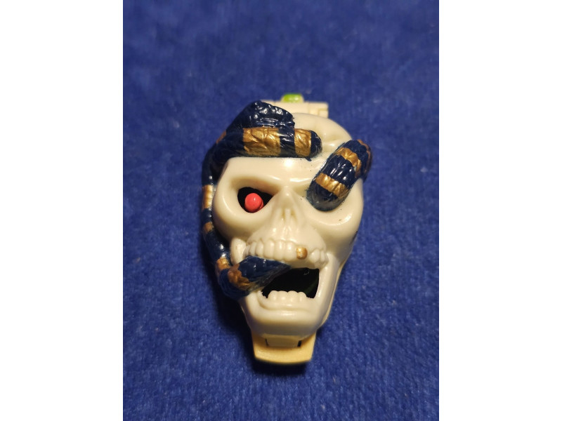 Mighty Max Shrunken Head Wraptile Cobra Vintage