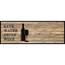 tepih cook & wash save water drink wine