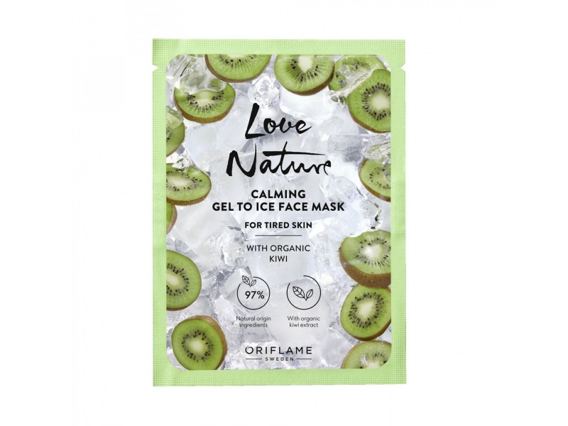 LN Calming Gel to Ice maska za lice s organskom