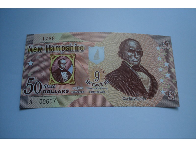 USA - NEW HAMPSHIRE - 50 DOLLARS - FANTAZIJSKA BAN.
