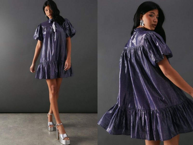 ***Warehouse metalli oversized haljina***novo***