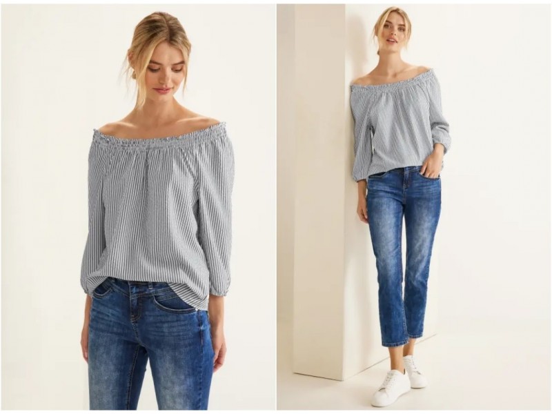**ONLY** off-shoulder pamučna bluza, NOVO