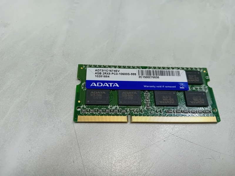 4gb ddr3 Adata 1333mhz ispravna za laptop