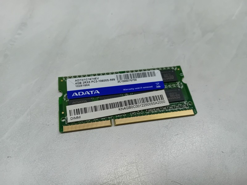 4gb ddr3 Adata 1333mhz ispravna za laptop