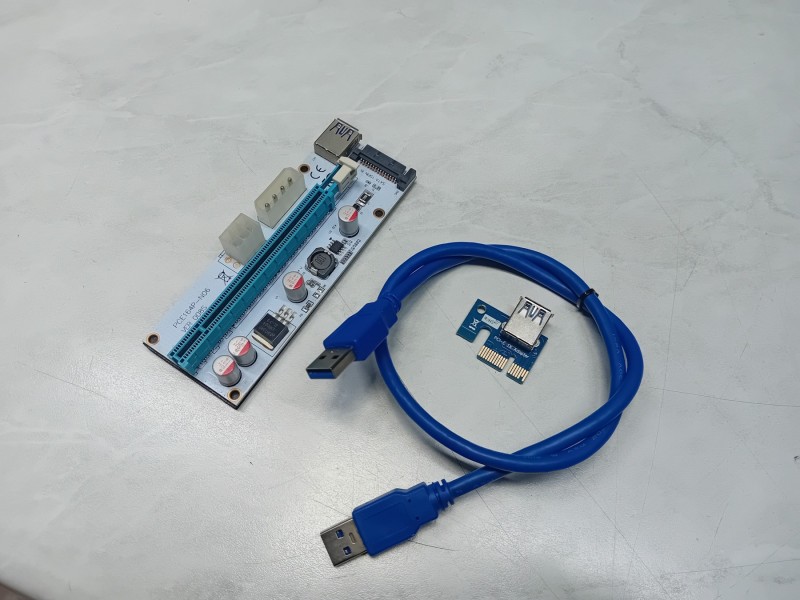 Riser Card PCI Express 1x to 16x Adapter ispravan polov
