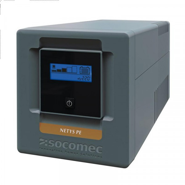 UPS Socomec NeTYS PE 1000VA600W 230V 5060HzAVRSTEPWAVERJ45USB