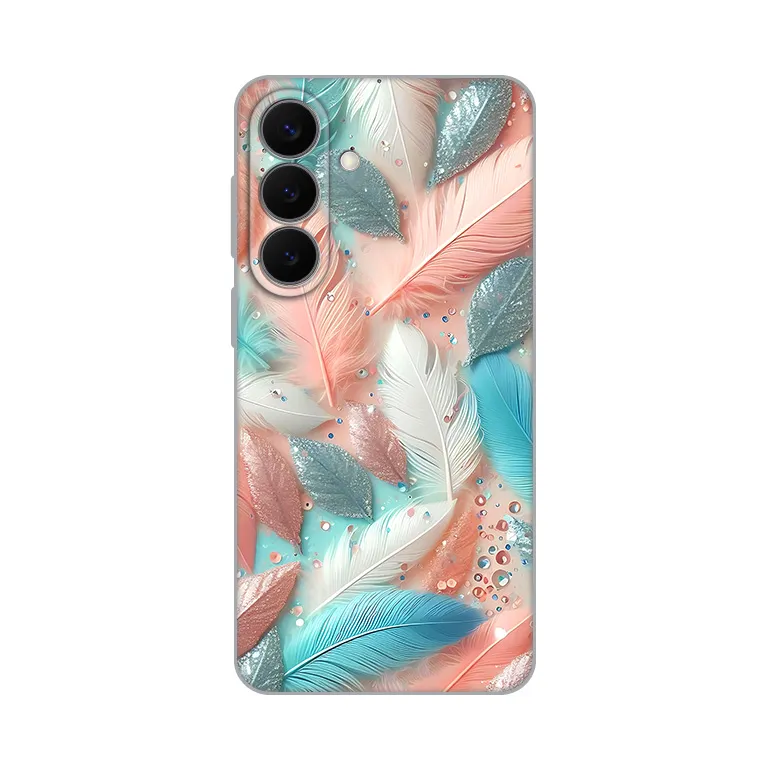 Maska Silikonska Print za Samsung S946B Galaxy S26 Plus Pastel Feathers