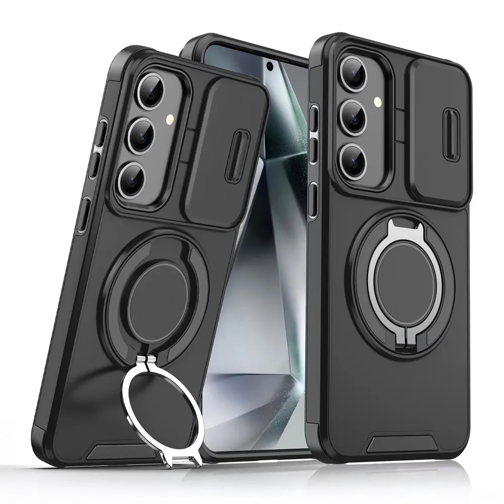Maska CamShield Ring stand za Samsung S946B Galaxy S26 Plus crna