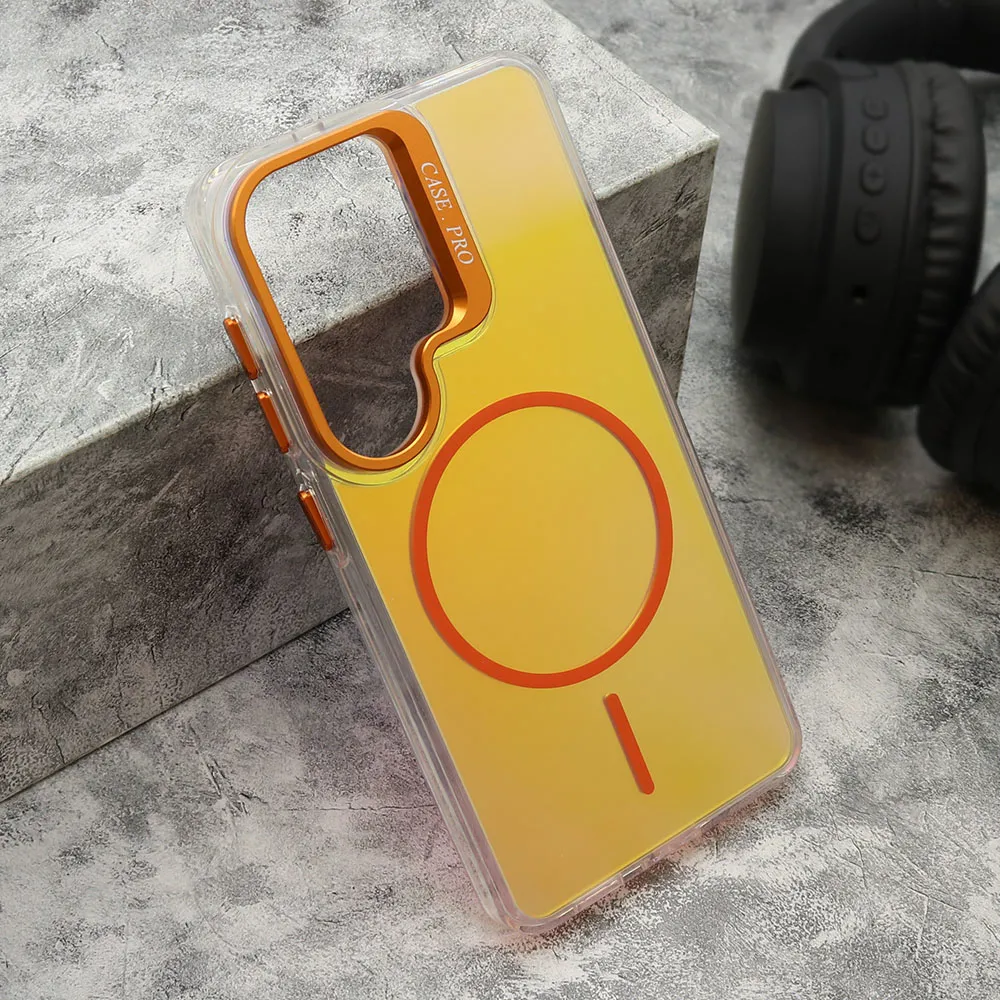 Futrola GLOW LOOK MagSafe za Samsung S941B Galaxy S26 5G narandzasta