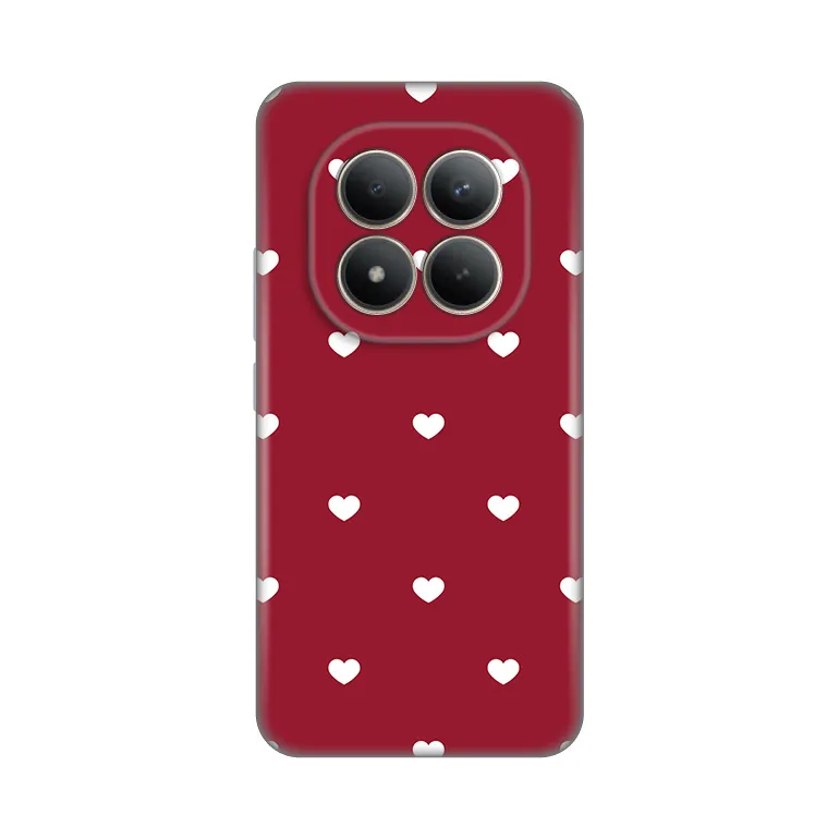 Maska Silikonska Print Skin za Xiaomi Redmi Note 15 Pro Plus 5G Burgundy Hearts