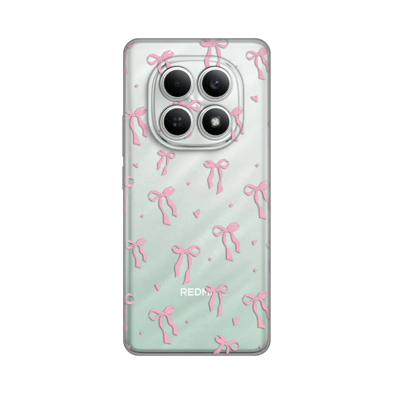 Maska Silikonska Print Skin za Xiaomi Redmi Note 15 4G/5G Cute Bow