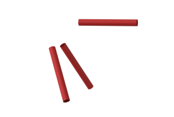 Daosafe Gumena podloga, zaštitna gumena podloga za rotacionu kapiju, crvena boja, 3 kom